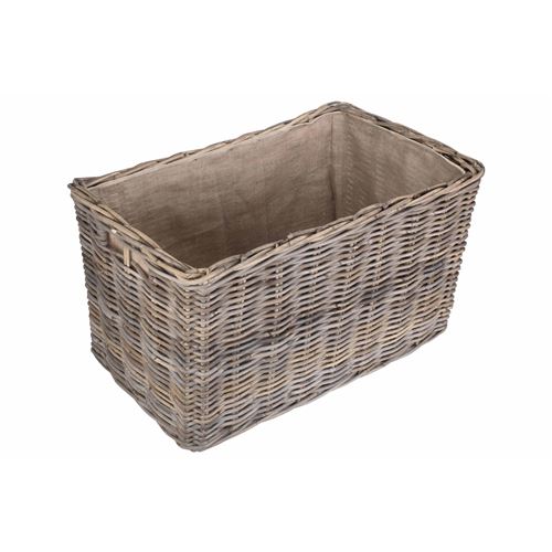 Large Under-Bench Rattan Basket with Cordura Lining | Versatile and ...